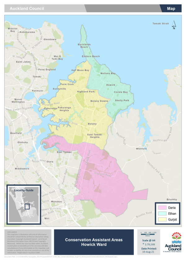 OUR RESERVES AND PARKS - Pest Free Howick Ward